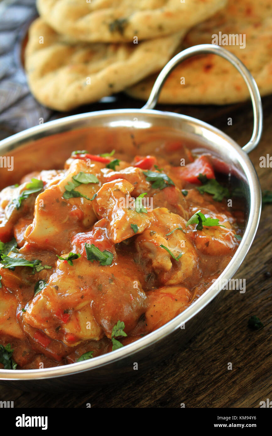 chicken balti curry meal Stock Photo - Alamy