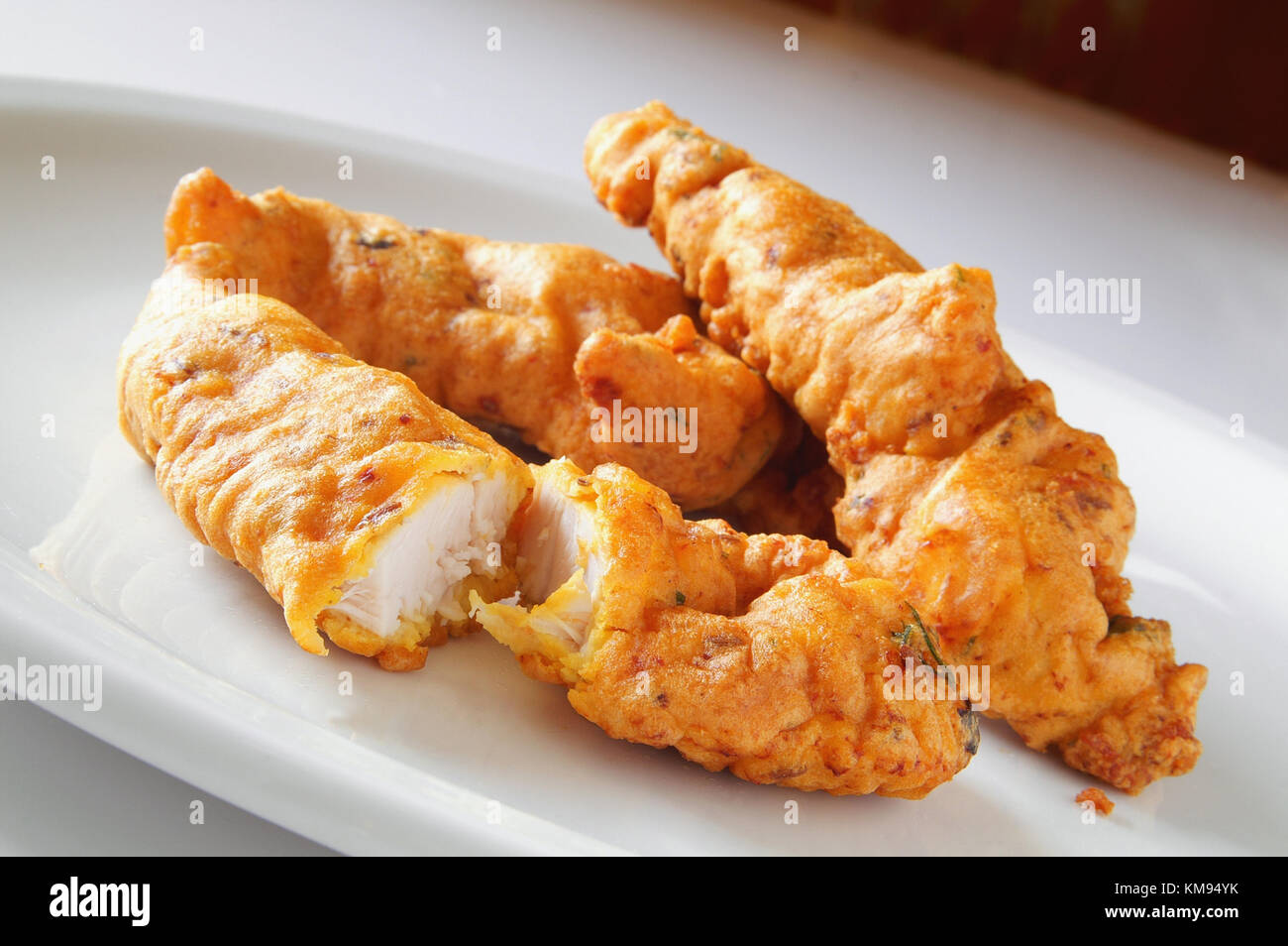 Traditional Indian Chicken Pakora Stock Photo - Alamy