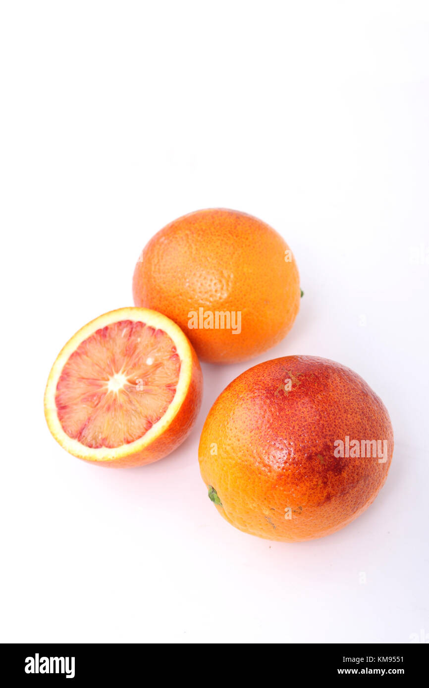 fresh blood oranges Stock Photo - Alamy