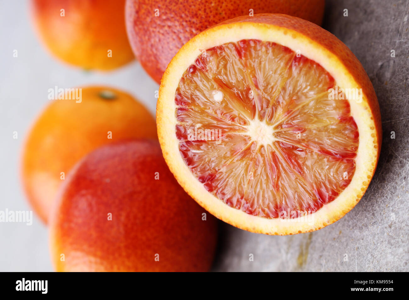 fresh blood oranges Stock Photo - Alamy
