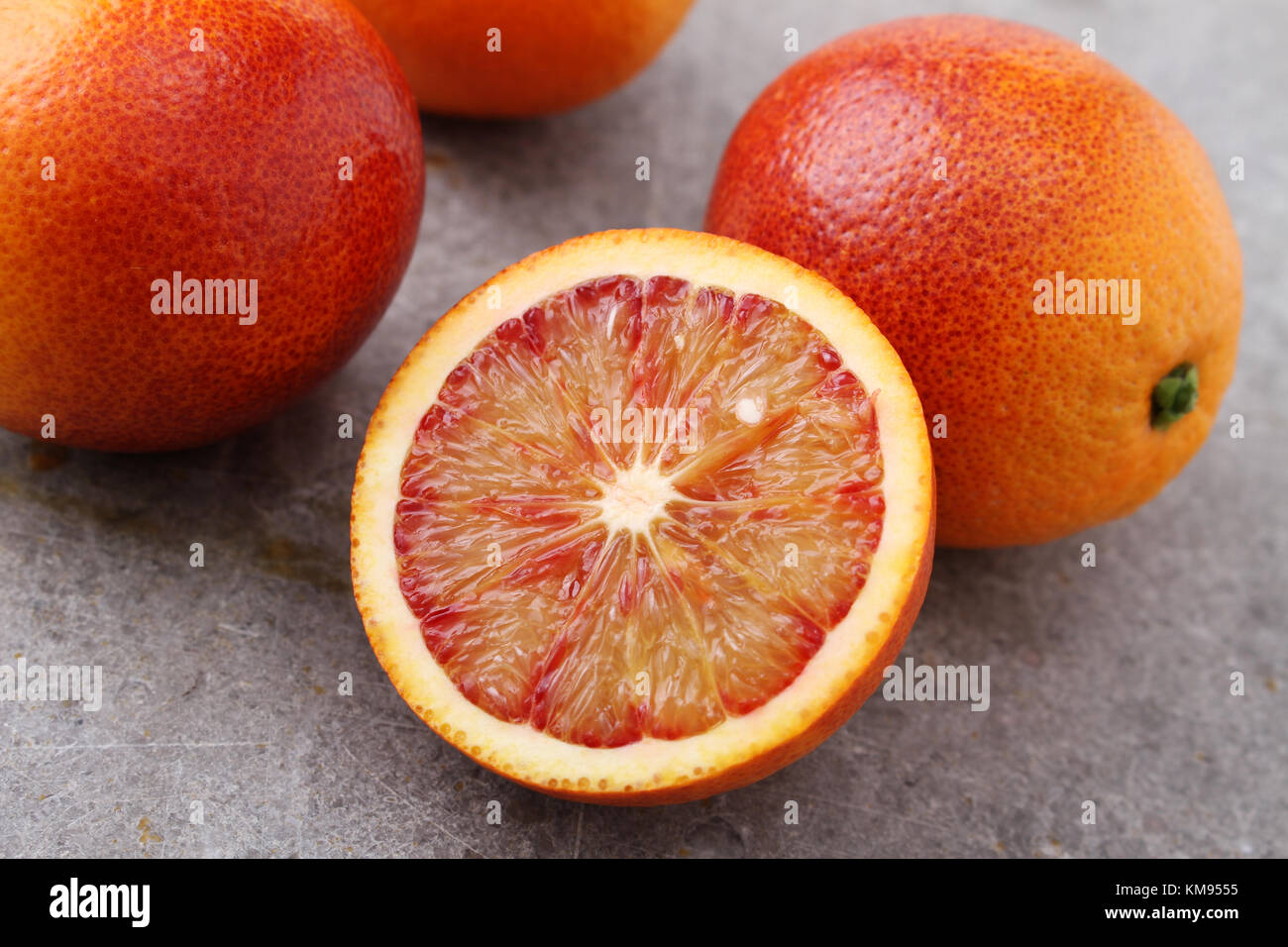 fresh blood oranges Stock Photo - Alamy