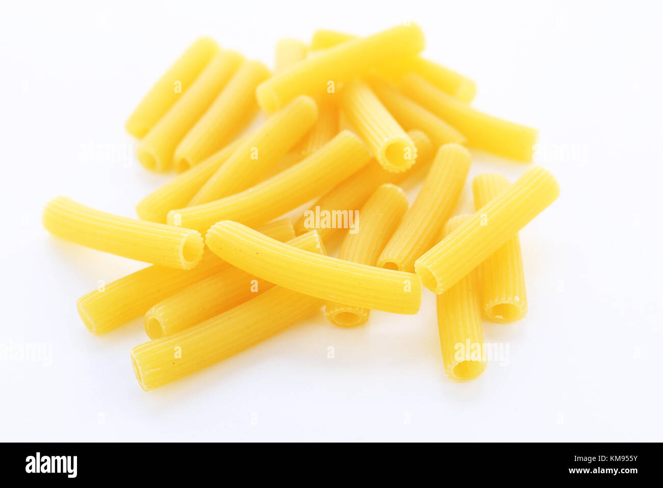 fresh dried pasta isolated on white Stock Photo - Alamy