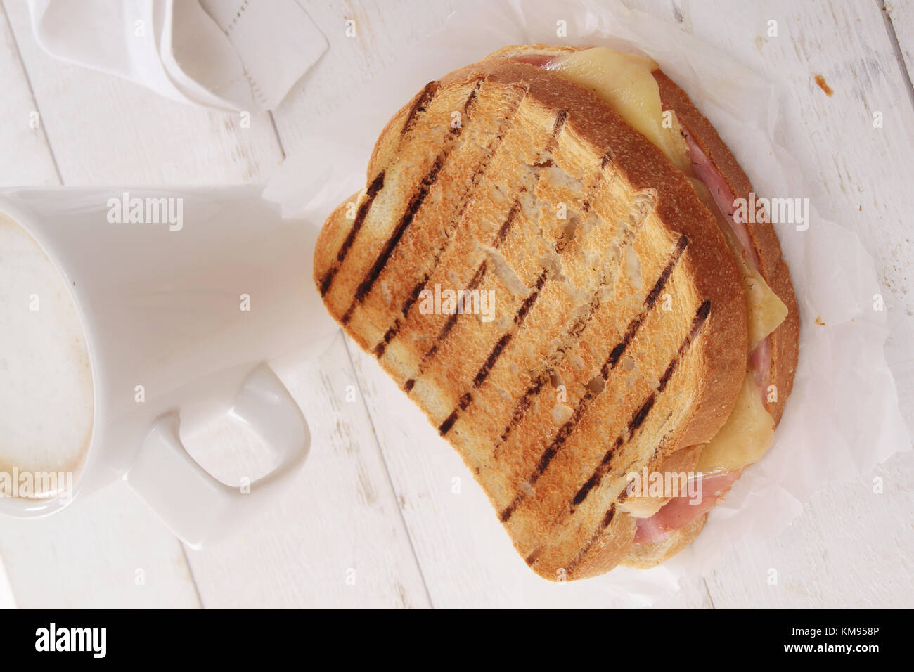fresh toasted sandwich Stock Photo - Alamy