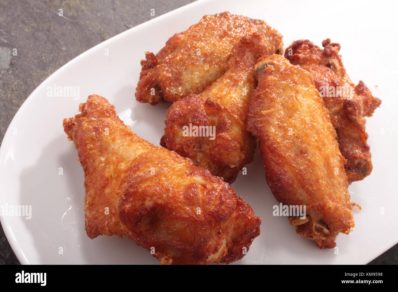 fried chicken pieces Stock Photo - Alamy