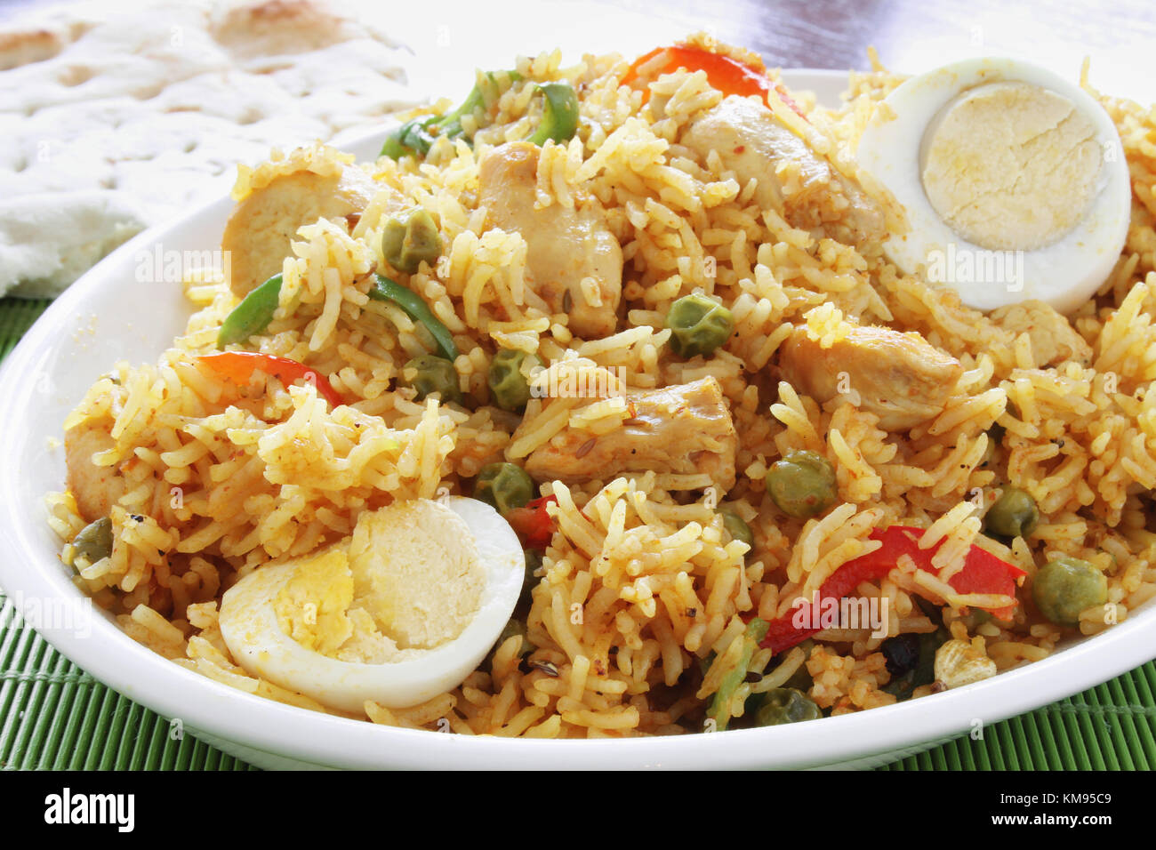 Indian biryani rice curry Stock Photo - Alamy