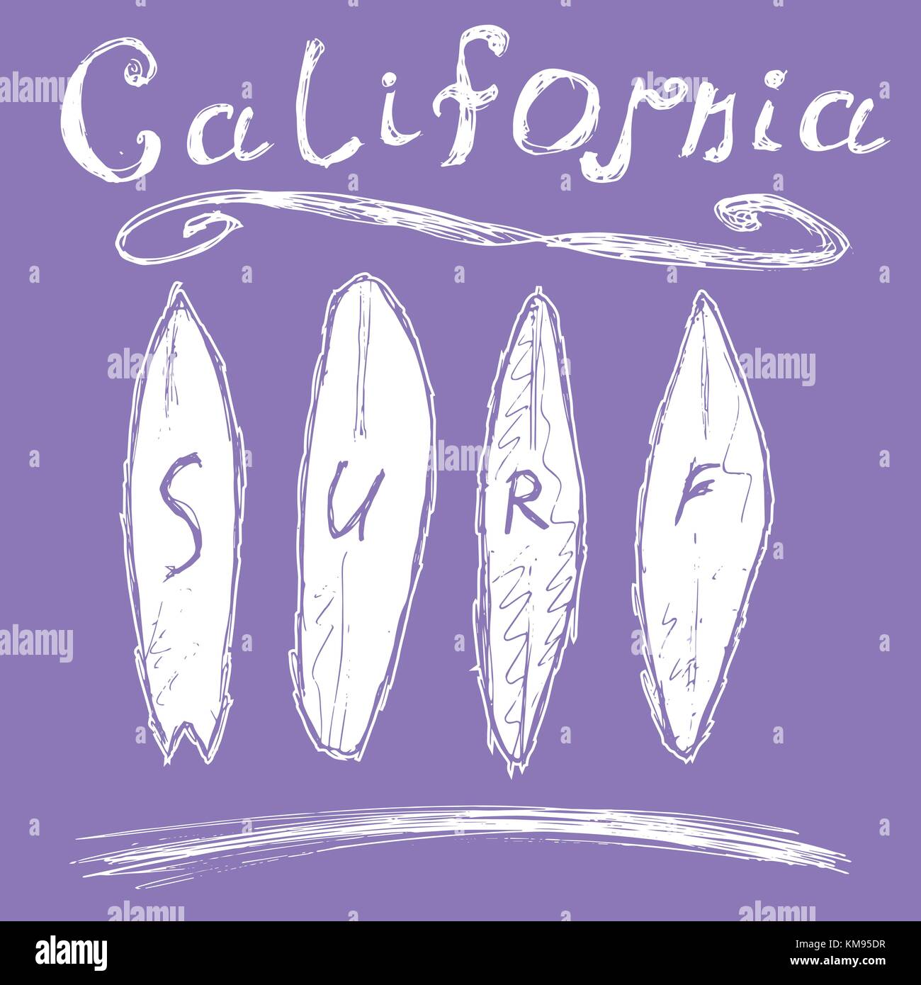 California surf typography, t-shirt Printing design graphics, vector ...