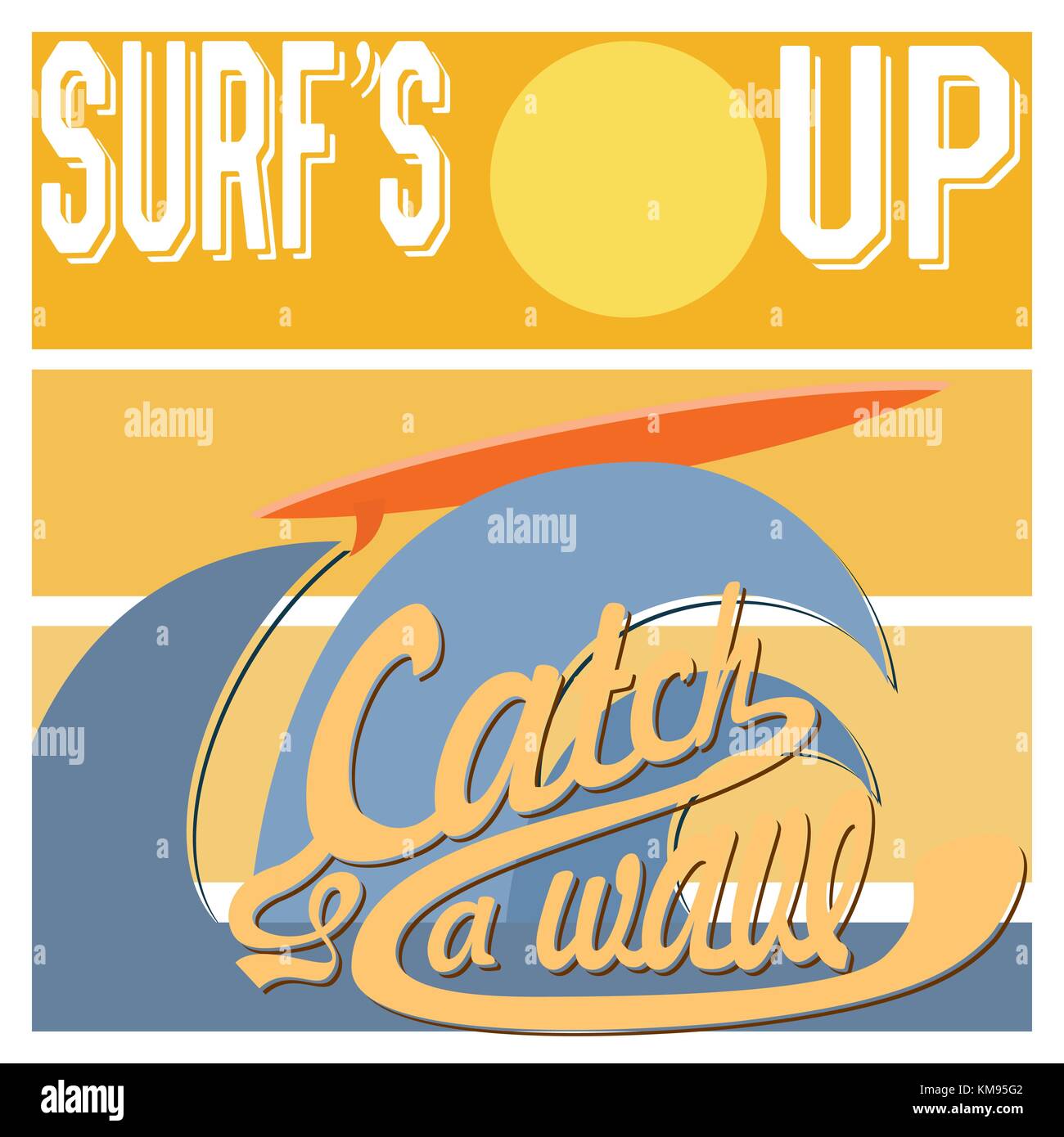 Surf's Up typography, t-shirt Printing design graphics, retro vintage ...