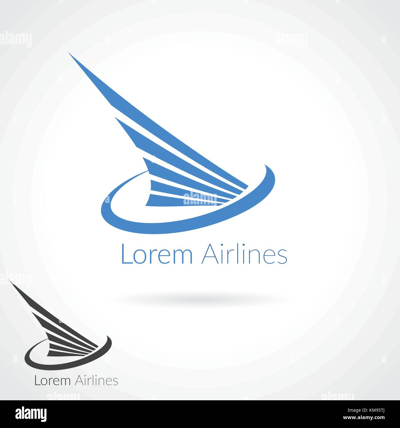 Wing abstract Logo template for flight company, air shipping, airlines ...