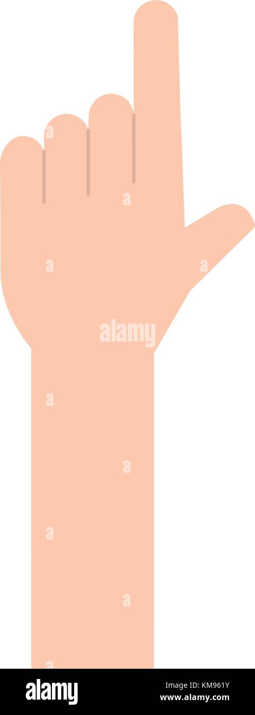 hand human index icon vector illustration design Stock Vector Image ...