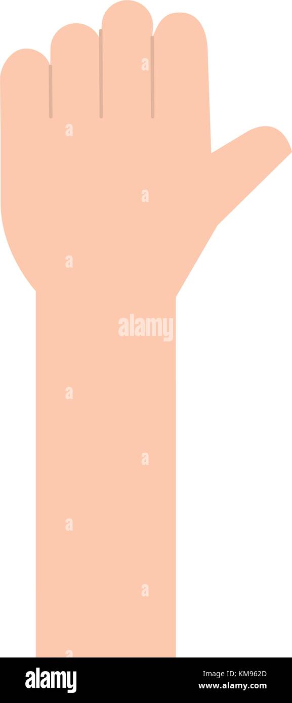 hand human isolated icon vector illustration design Stock Vector Image ...
