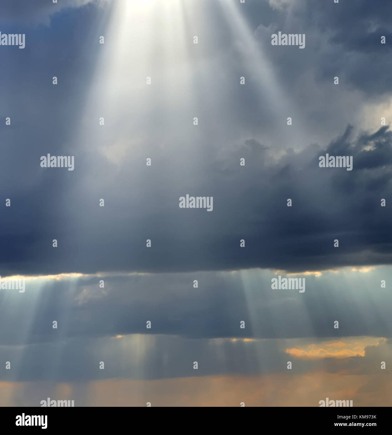 Heavenly Light Shining Down