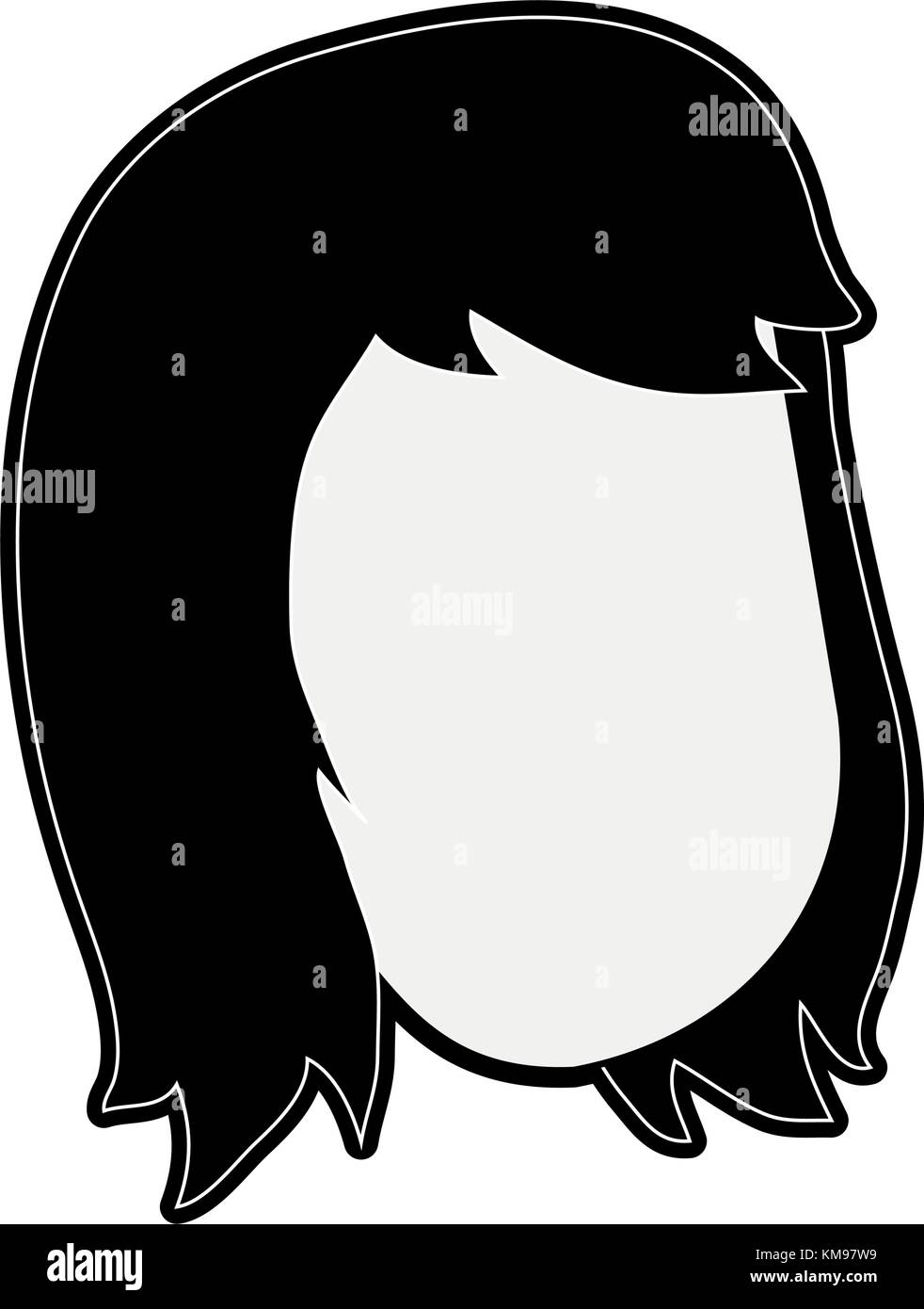 woman faceless cartoon Stock Vector Image & Art - Alamy