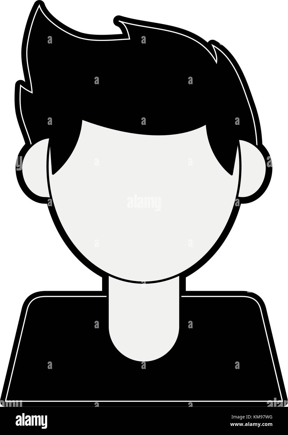woman faceless cartoon Stock Vector Image & Art - Alamy