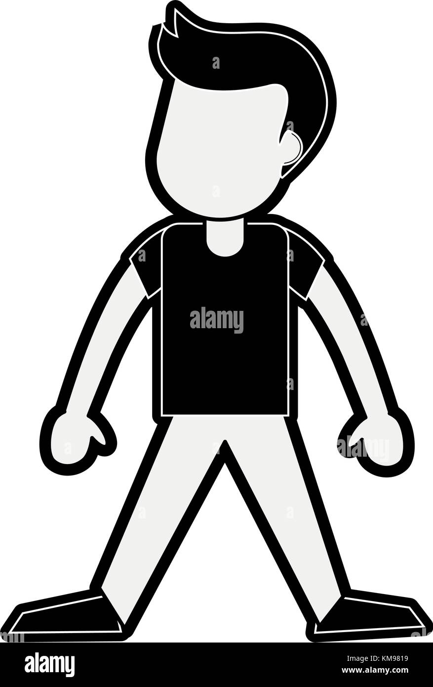 Man faceless cartoon Stock Vector Image & Art - Alamy
