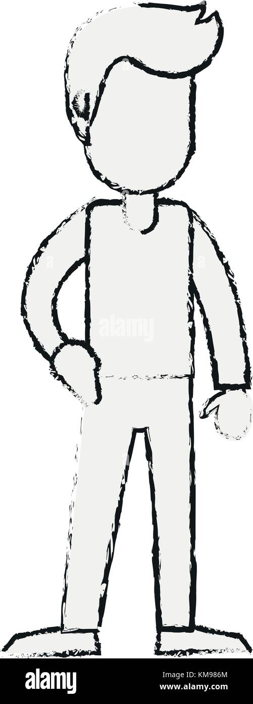 Man faceless cartoon Stock Vector Image & Art - Alamy