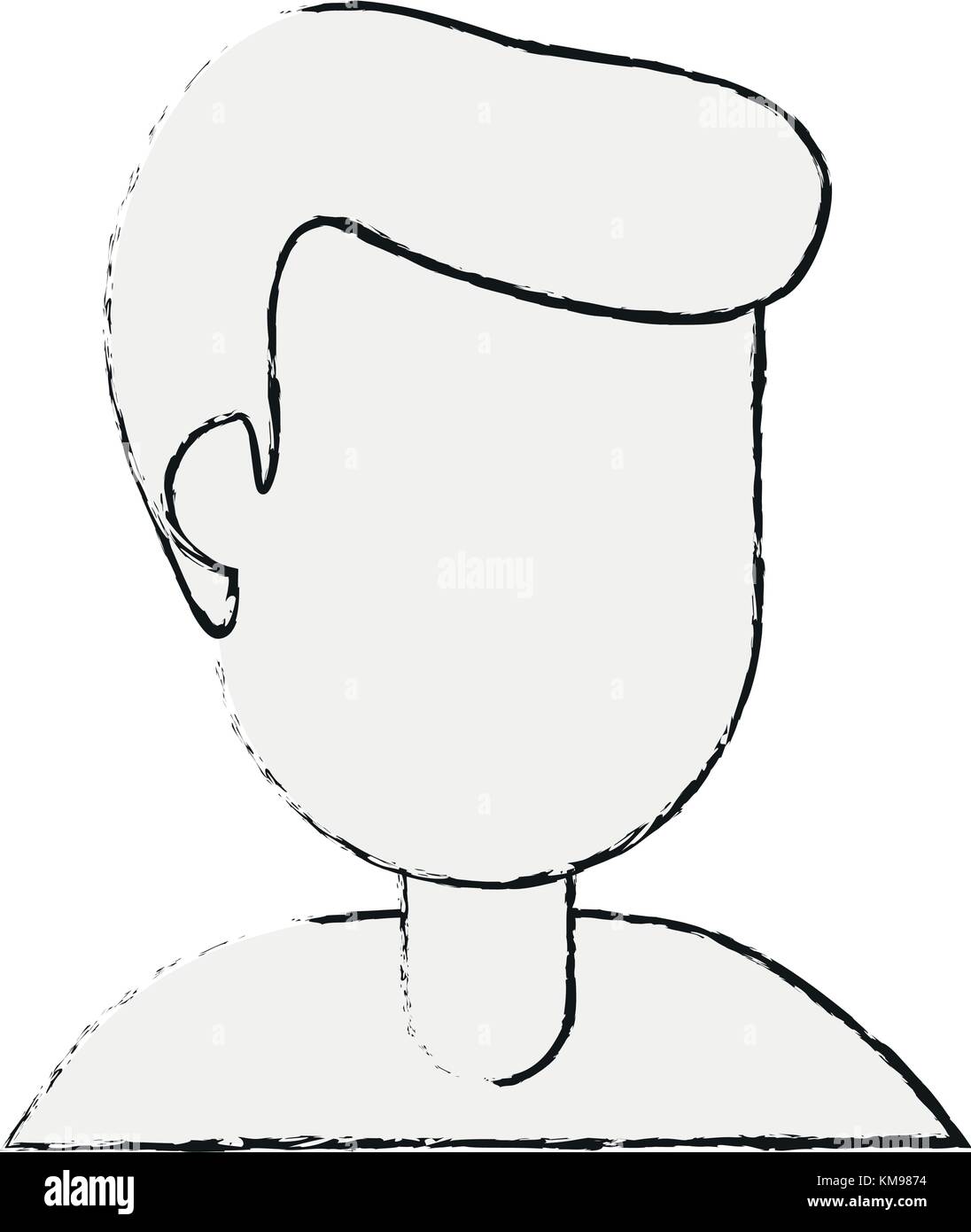 Man faceless cartoon Stock Vector Image & Art - Alamy