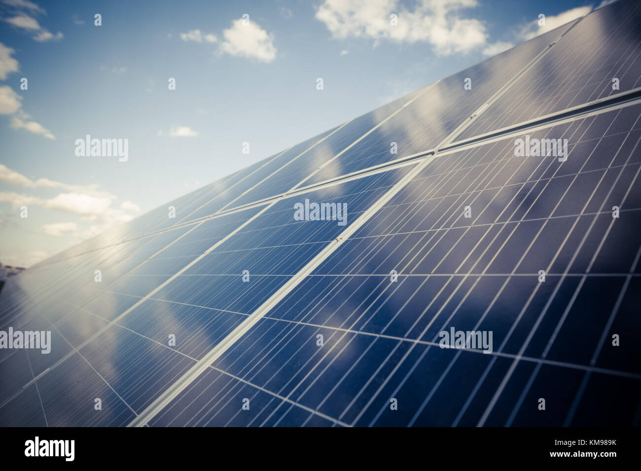 Color image of some solar panels, outdoor Stock Photo - Alamy