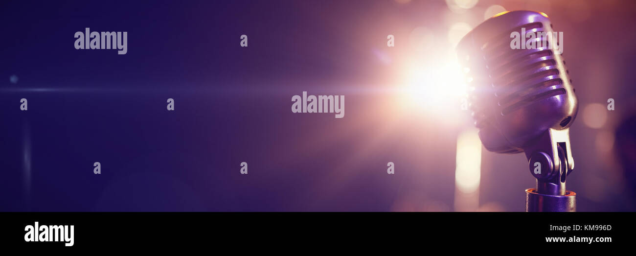 Decorative microphone stand hi-res stock photography and images - Alamy