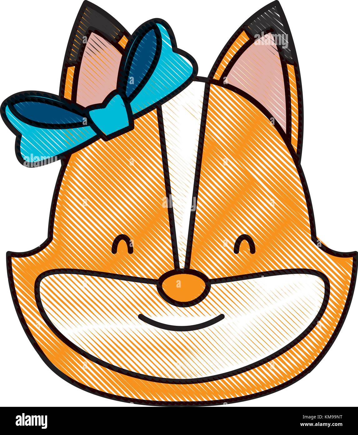 Cat with bow Stock Vector Image & Art - Alamy