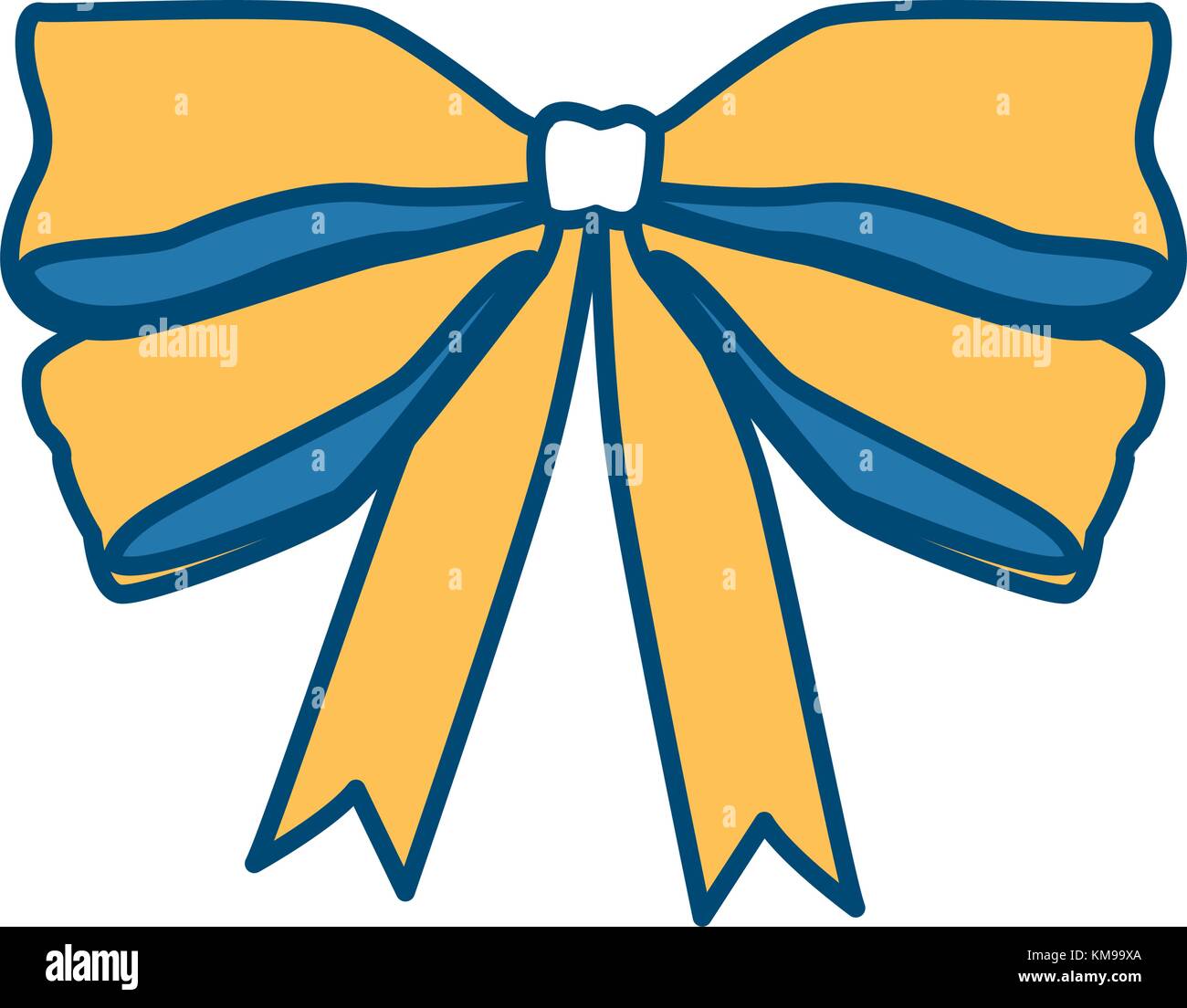 Ribbon bow symbol Stock Vector Image & Art - Alamy