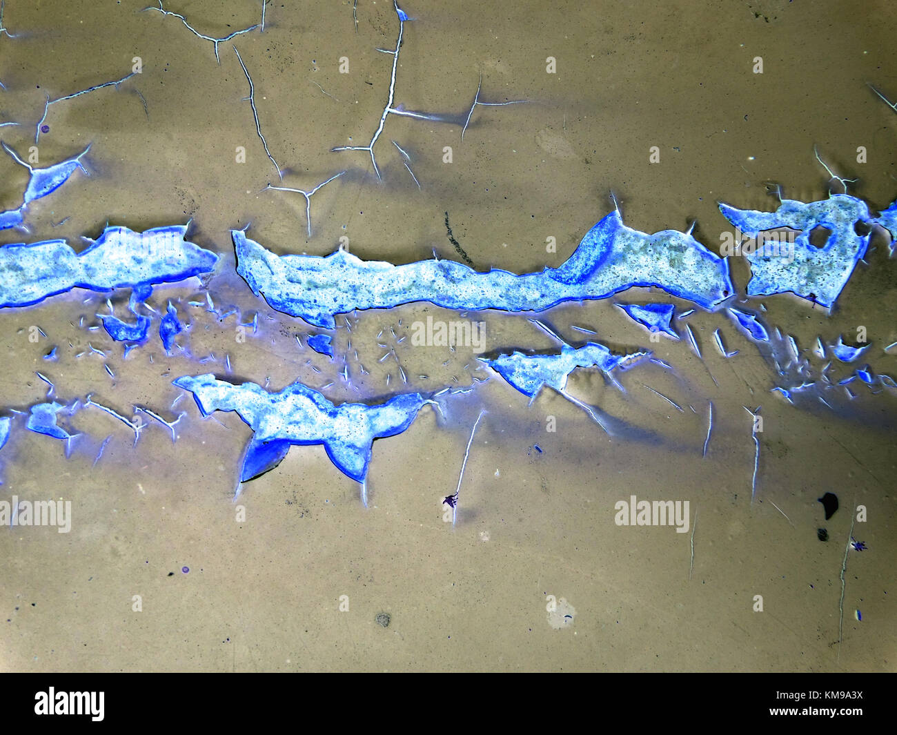 rust erosion damage of metal surface by rain water and different ...