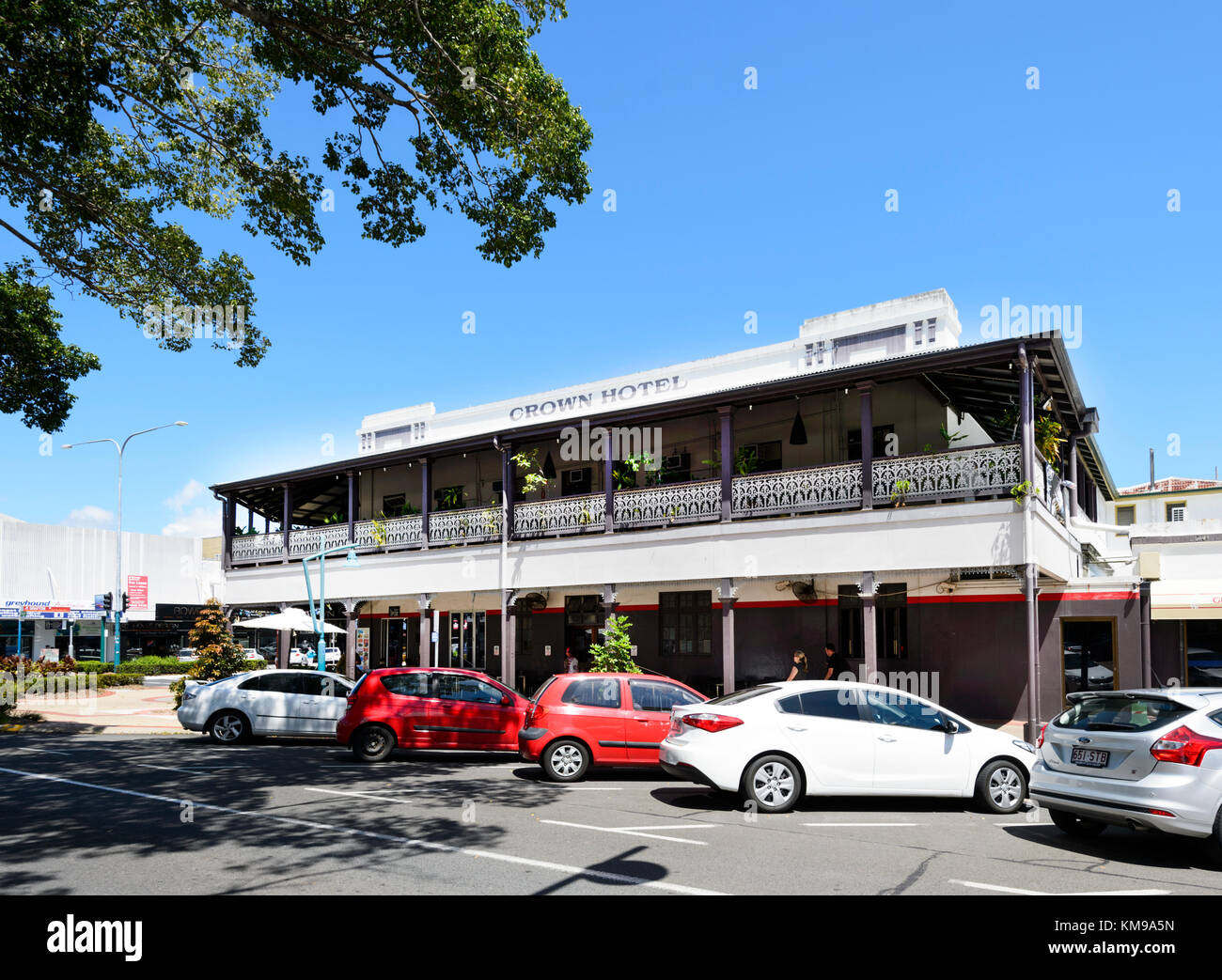 Crown Hotel in a 125 year old pub in Shields Street, Cairns, Far North ...