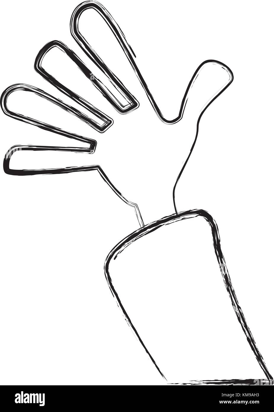 Hand cartoon isolated Stock Vector Image & Art - Alamy