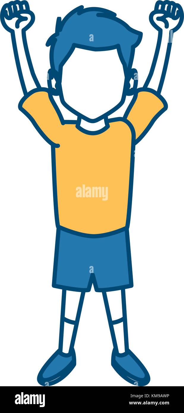 Boy happy cartoon Stock Vector Image & Art - Alamy