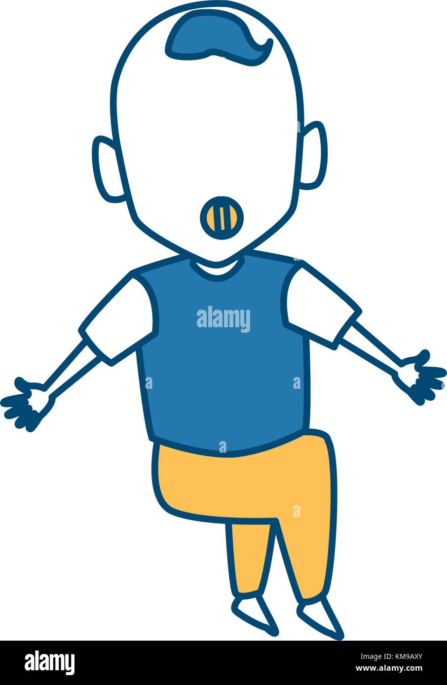 Cute baby cartoon Stock Vector Image & Art - Alamy