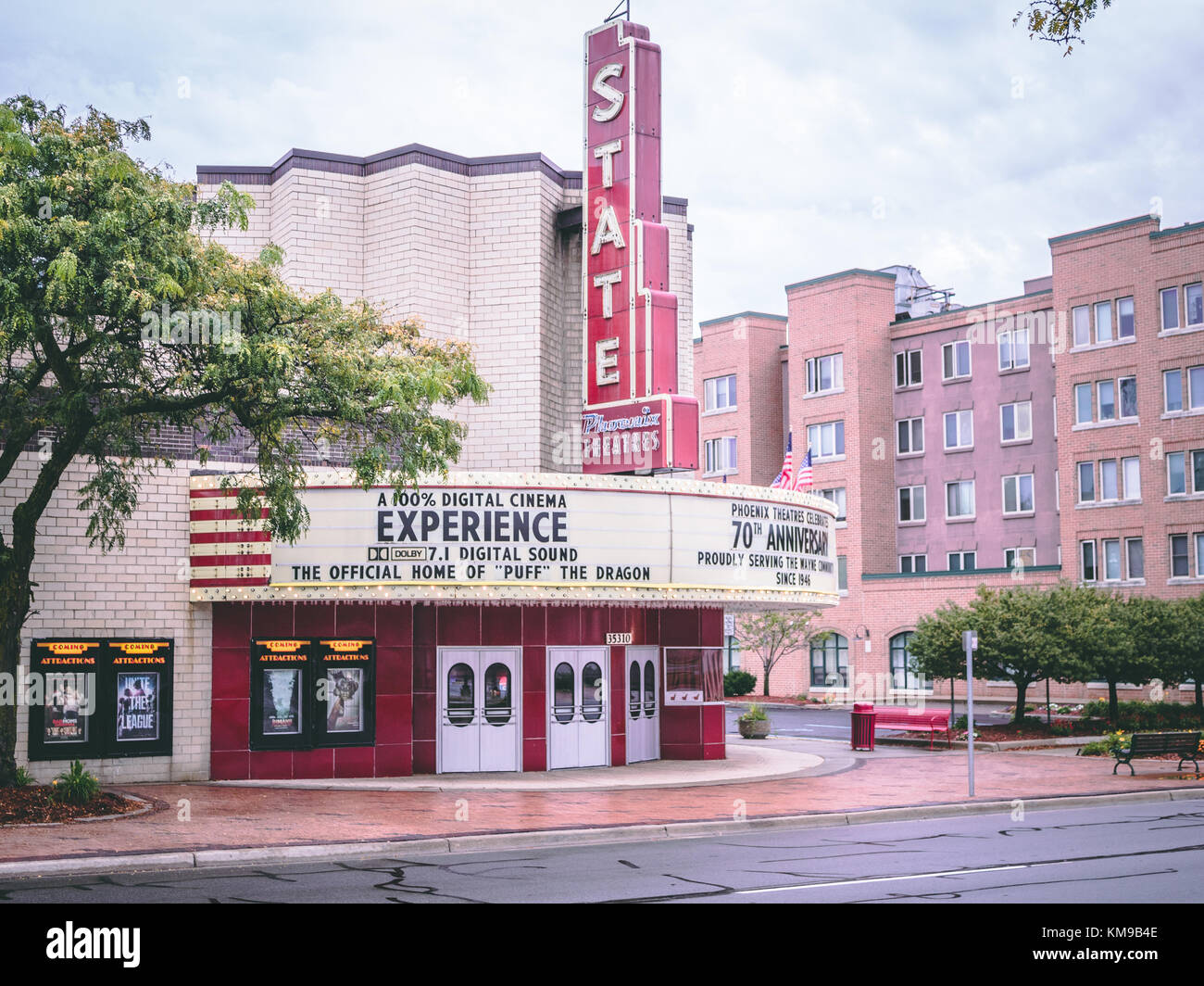 State Movie Theater Stock Photo - Alamy