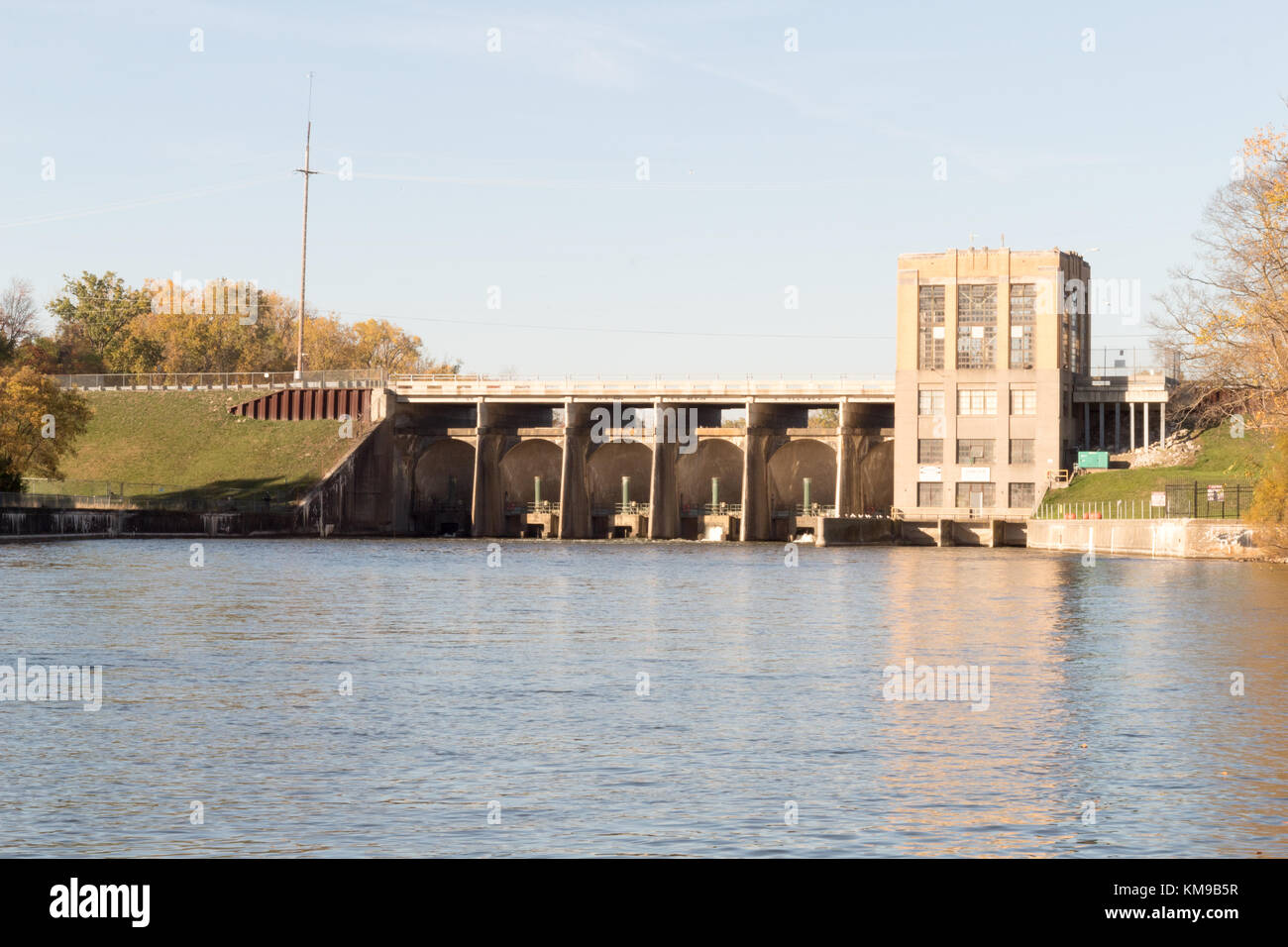 Hydro Dam Park Stock Photo - Alamy