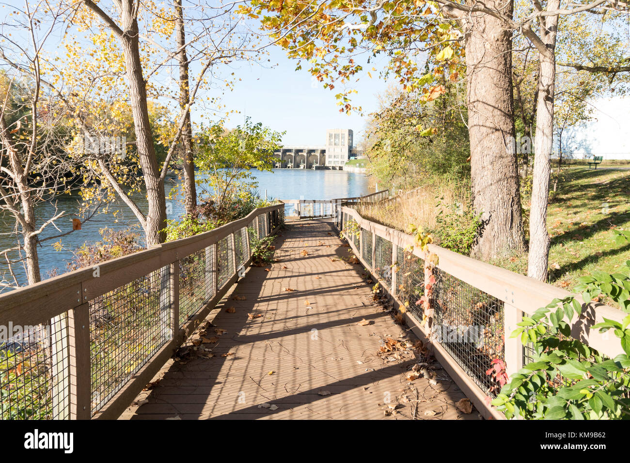 Hydro Dam Park Stock Photo - Alamy