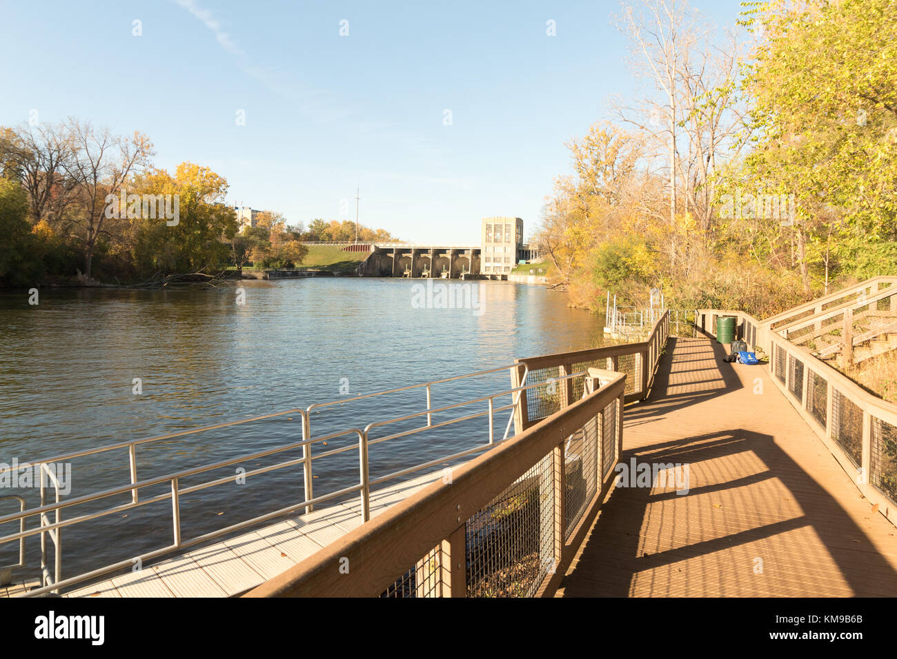 Hydro Dam Park Stock Photo - Alamy