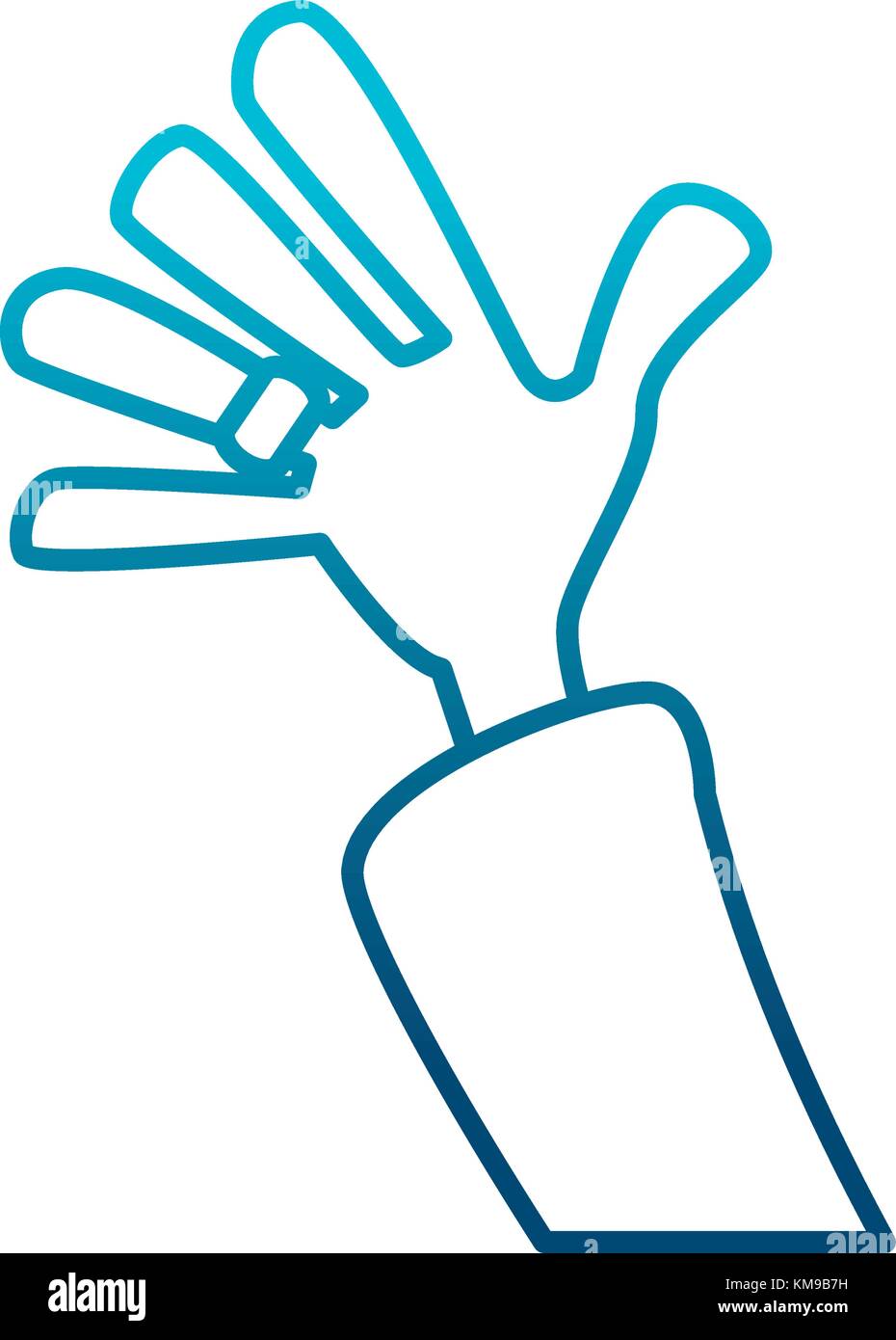 Hand cartoon isolated Stock Vector Image & Art - Alamy