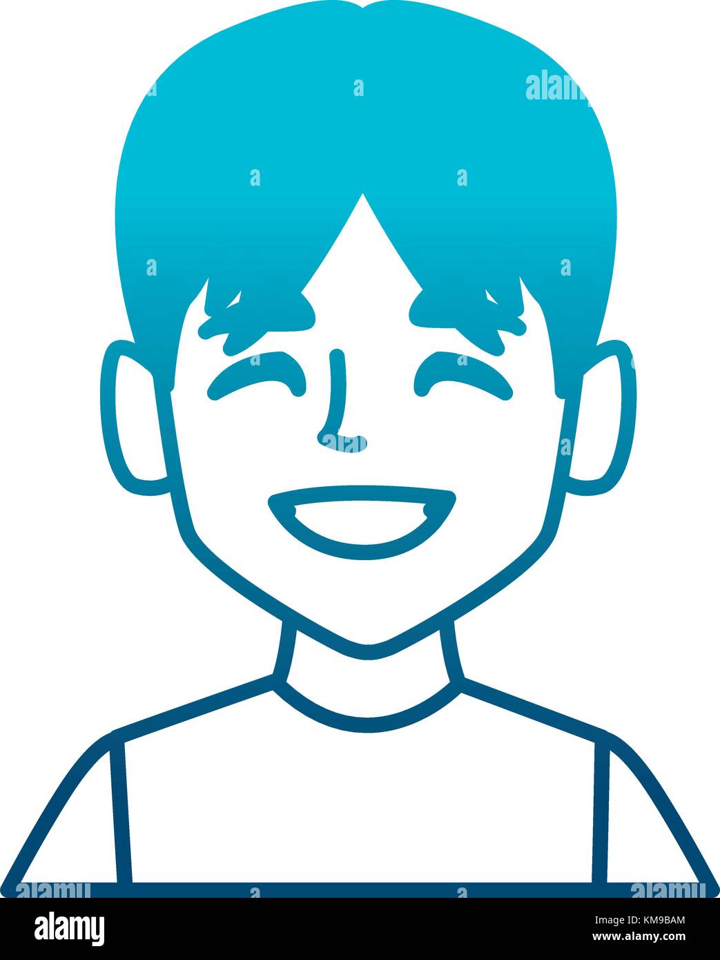 Man face smiling cartoon Stock Vector Image & Art - Alamy