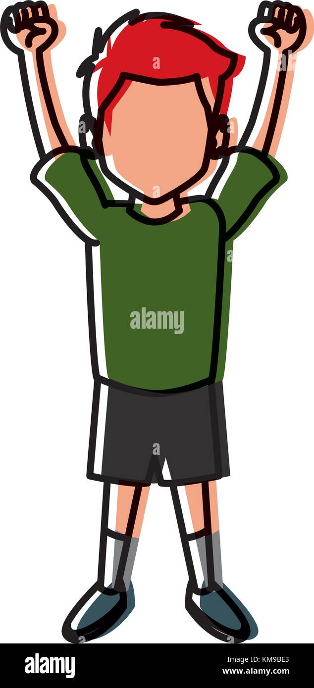 Boy happy cartoon Stock Vector Image & Art - Alamy