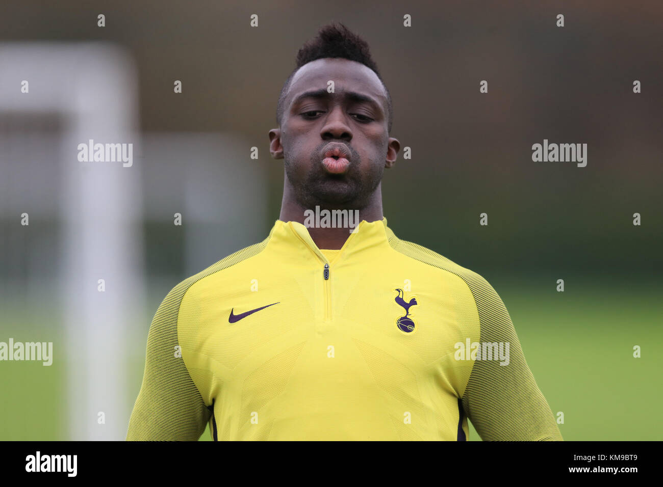 Tottenham Hotspur's Davinson Sanchez during the training session at ...