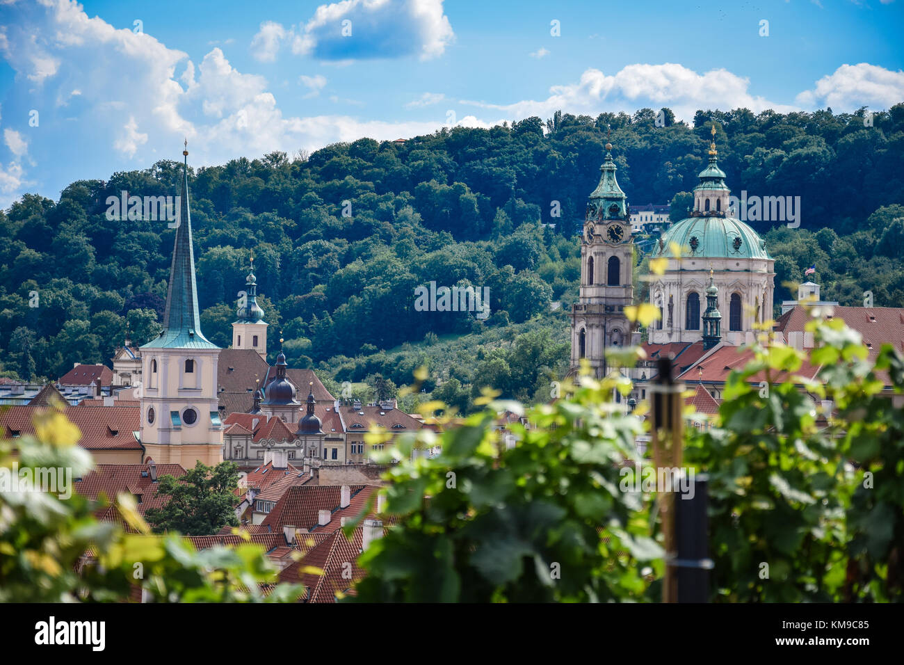 A view of Rooves in Prague Stock Photo - Alamy