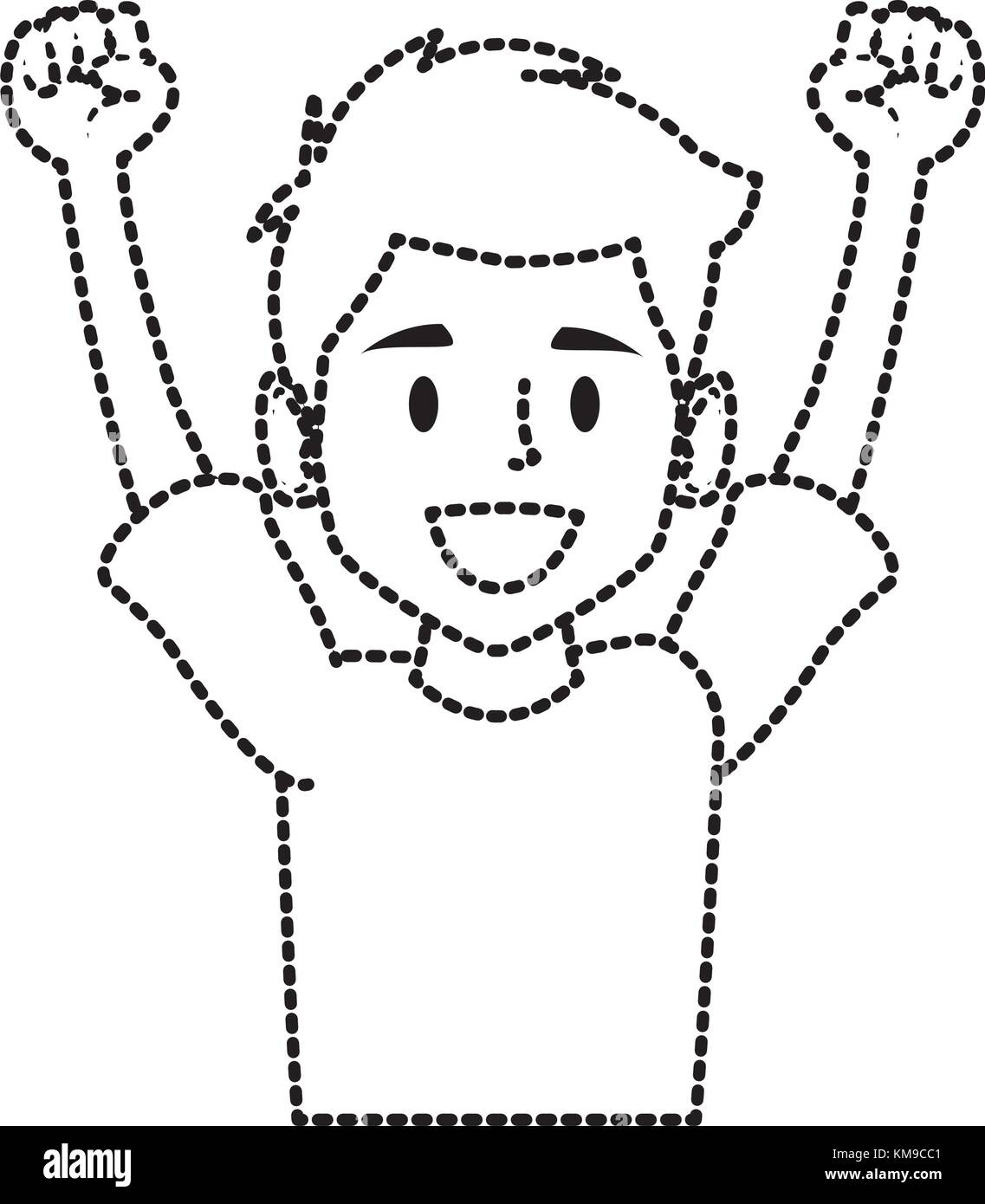 Boy happy cartoon Stock Vector Image & Art - Alamy