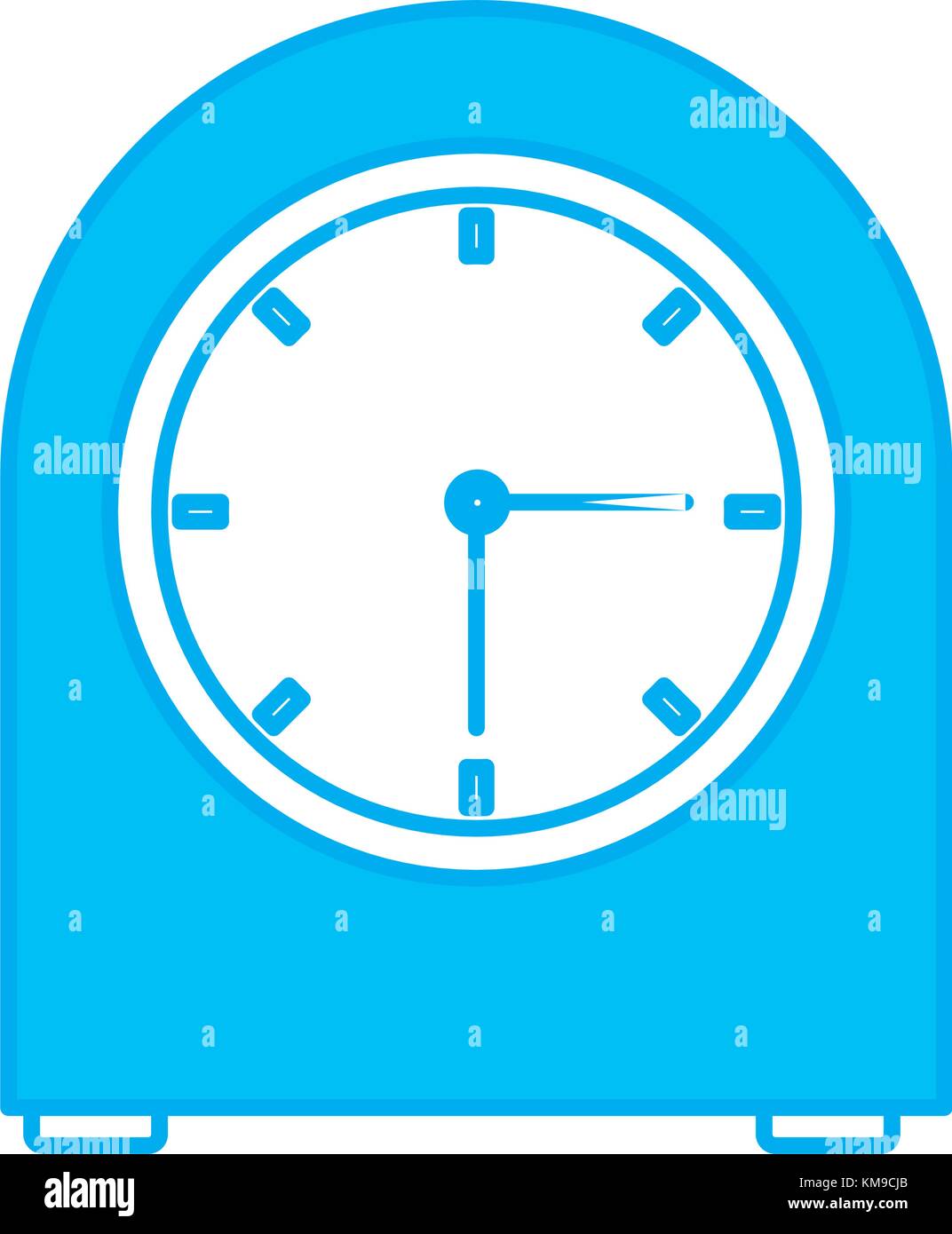 Classic desk clock Stock Vector Image & Art - Alamy
