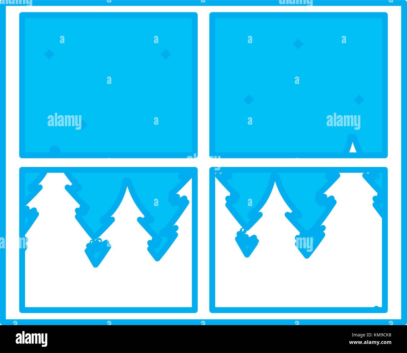 Window forest landscape Stock Vector Image & Art - Alamy