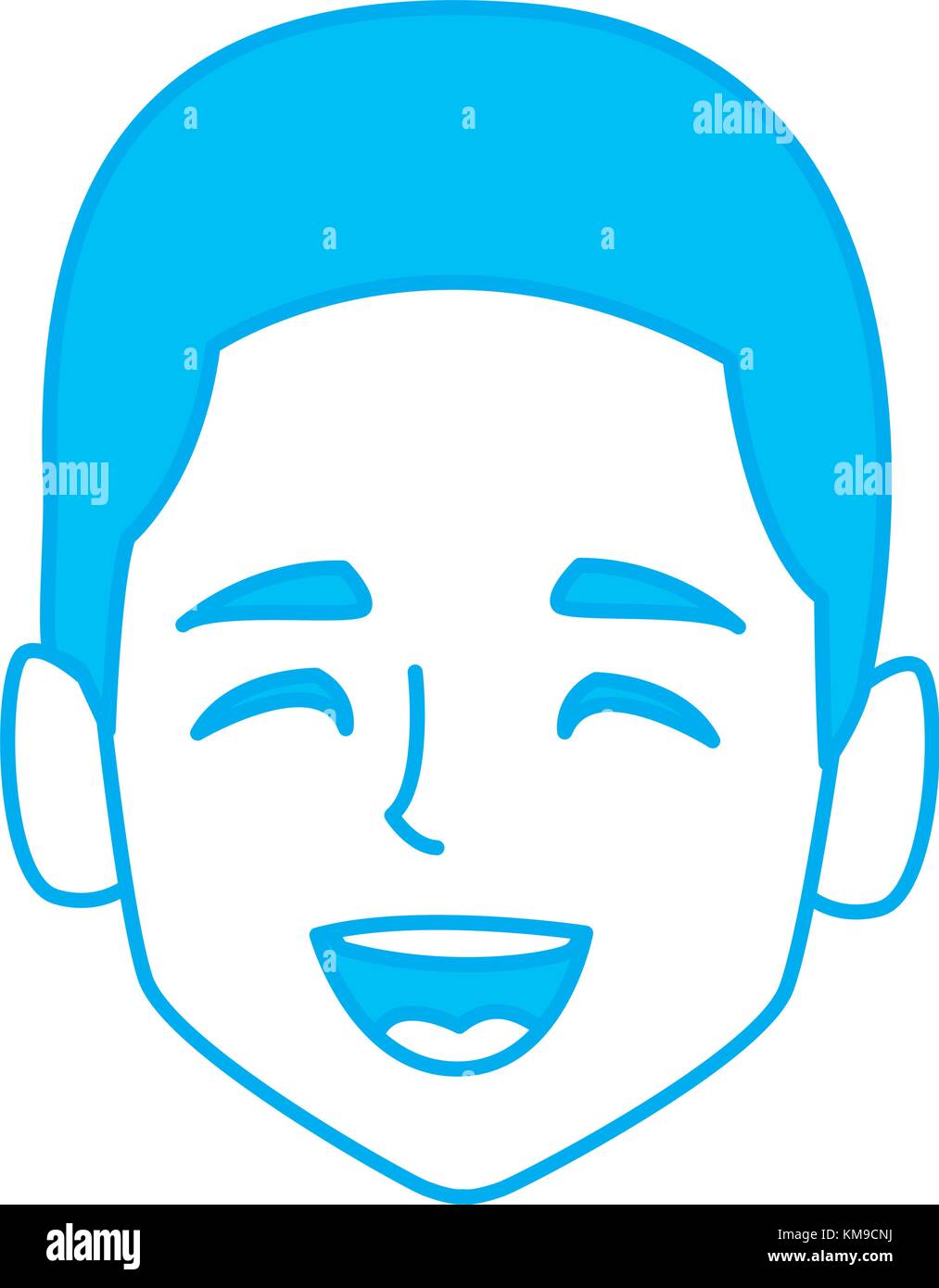 Man face smiling cartoon Stock Vector Image & Art - Alamy