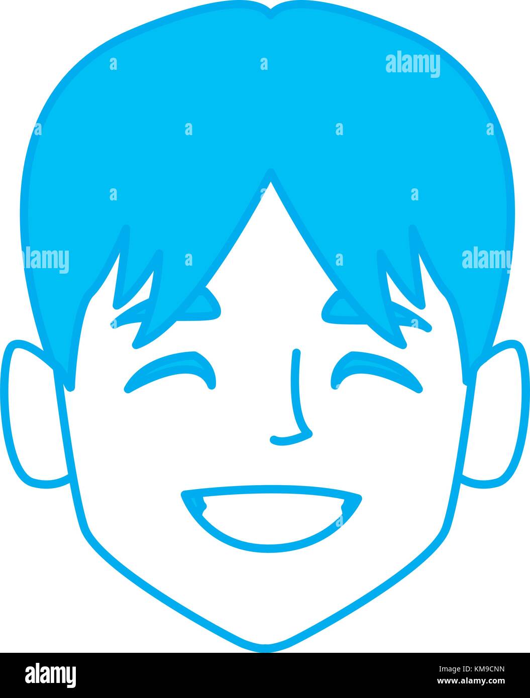 Man face smiling cartoon Stock Vector Image & Art - Alamy