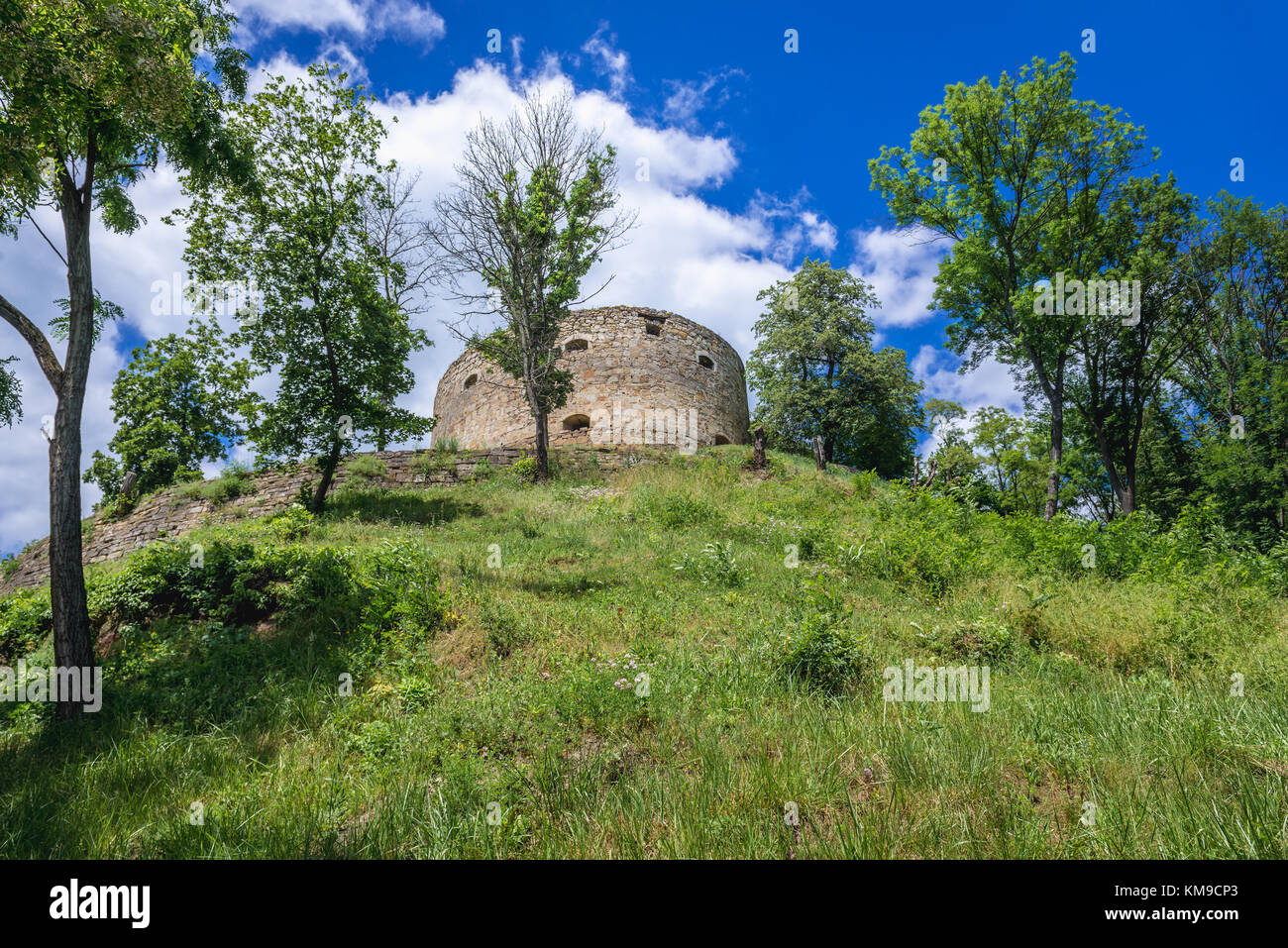 14th century castle in Terebovlia (Polish: Trembowla) small city in ...
