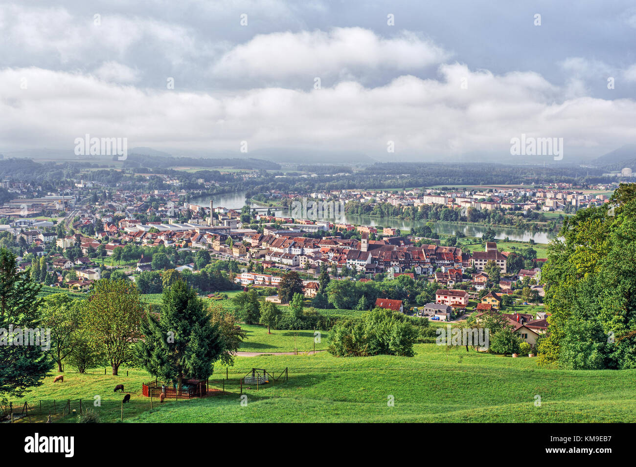 Klingnau village, Aargau, Switzerland Stock Photo - Alamy