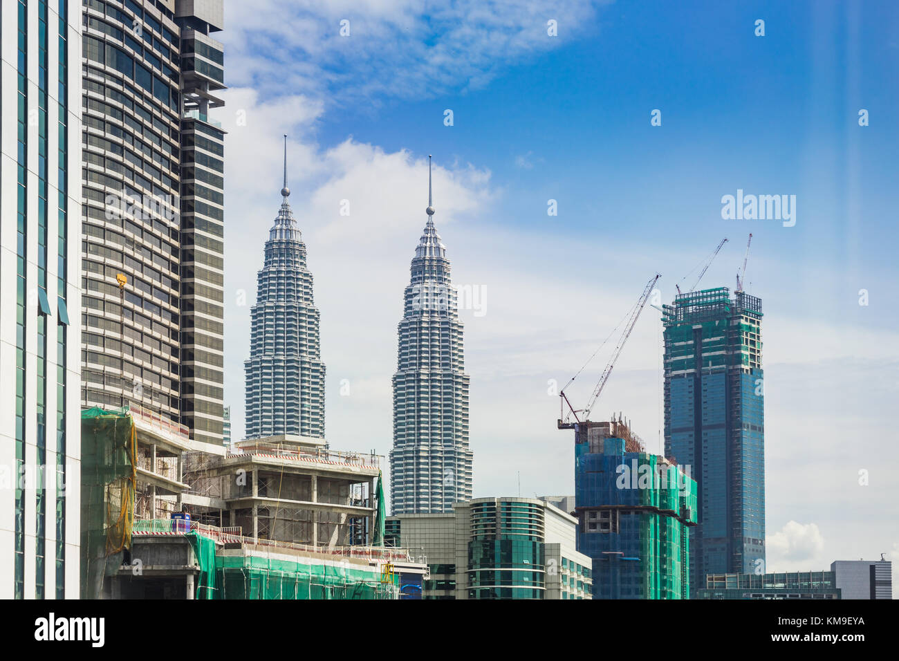 Kuala Lumpur, Malaysia - August 16, 2017: Cityscape view of ...