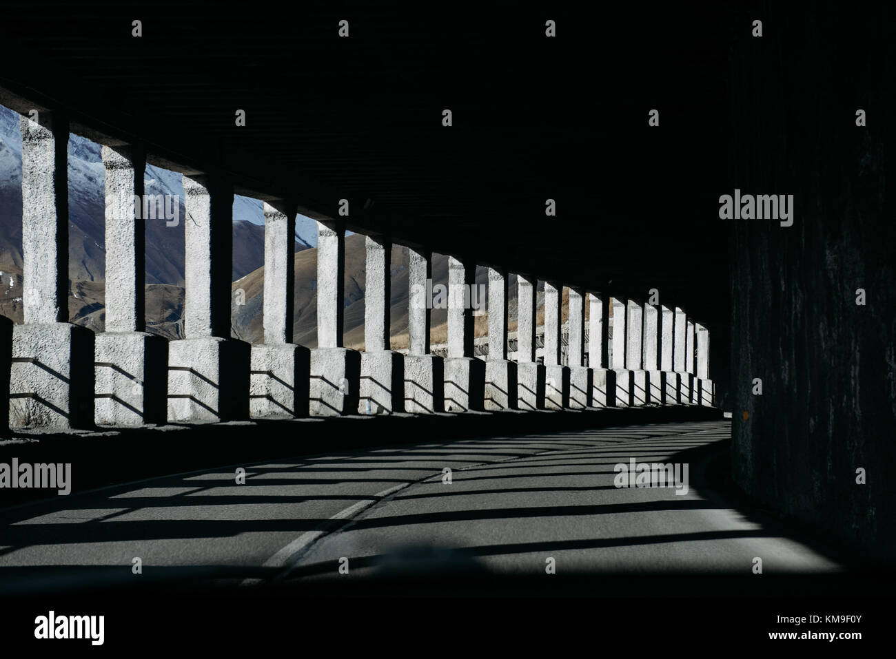 Tunnel road background hi-res stock photography and images - Alamy