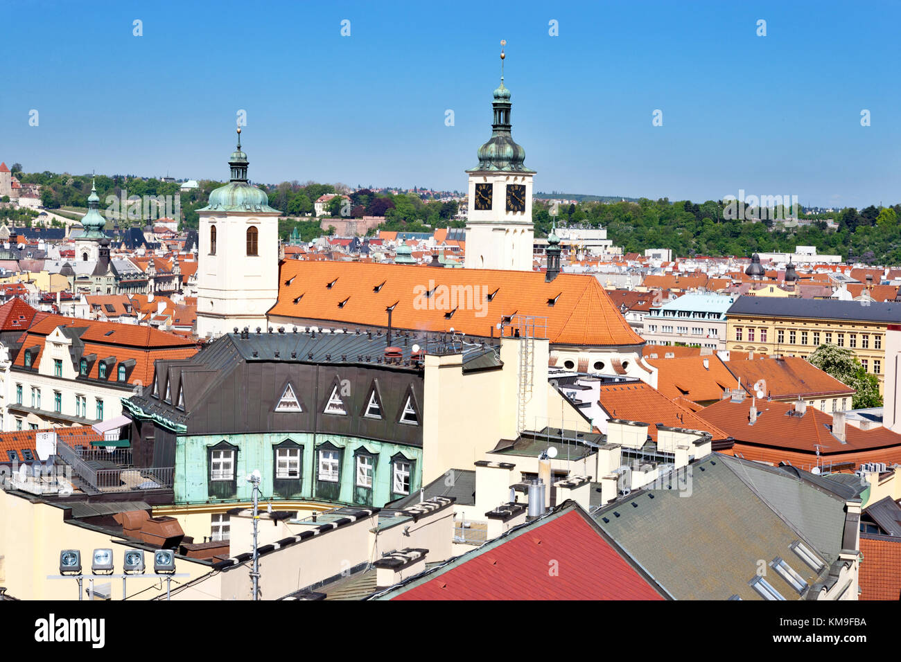 Kostel sv. Jakuba a Stare Mesto (UNESCO), Praha, Ceska republika / St ...