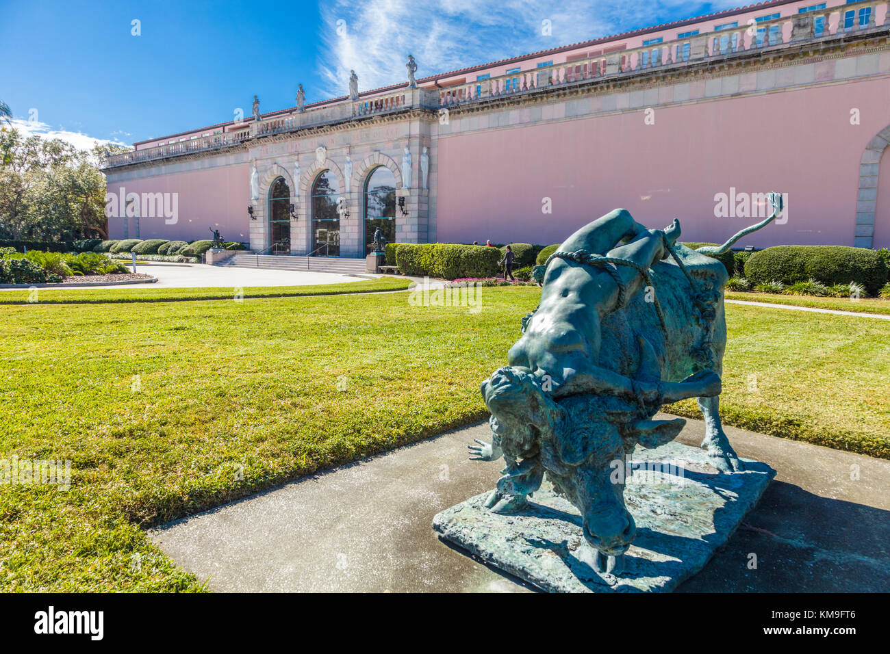 The John and Mable Ringling Museum of Art in Sarasota Florida Stock ...
