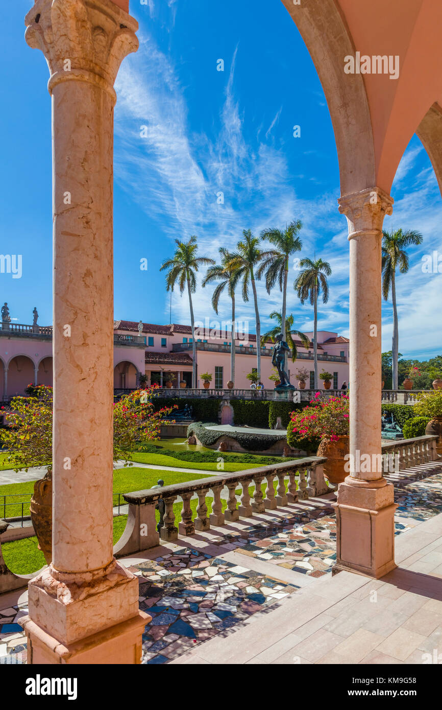 Courtyard john mable ringling museum High Resolution Stock Photography ...